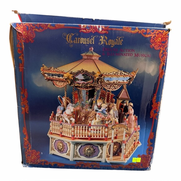 Enesco | Other | Enesco Carousel Royale Animated Illuminated Musical ...